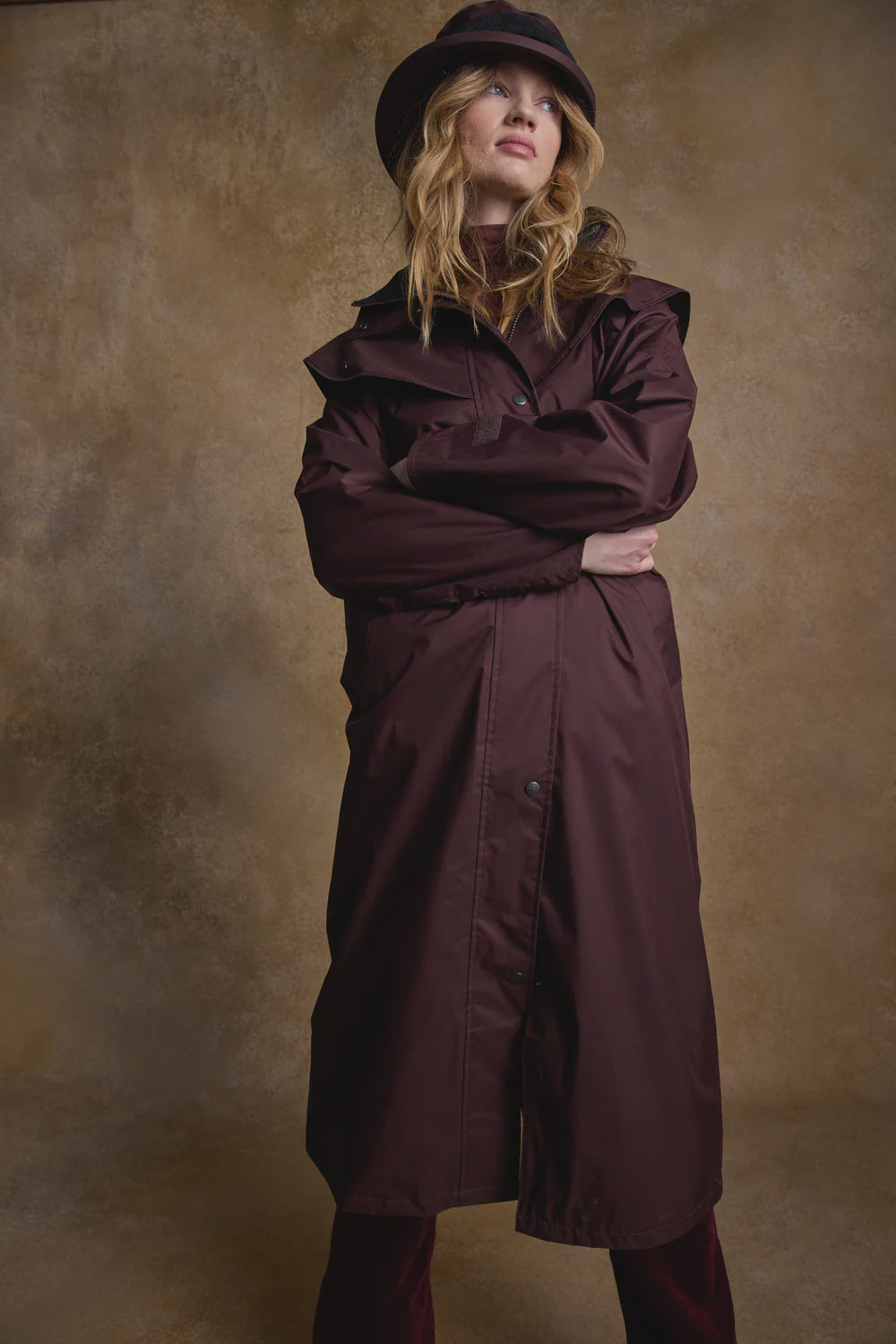 Malvern Waterproof Coat - Deep Claret